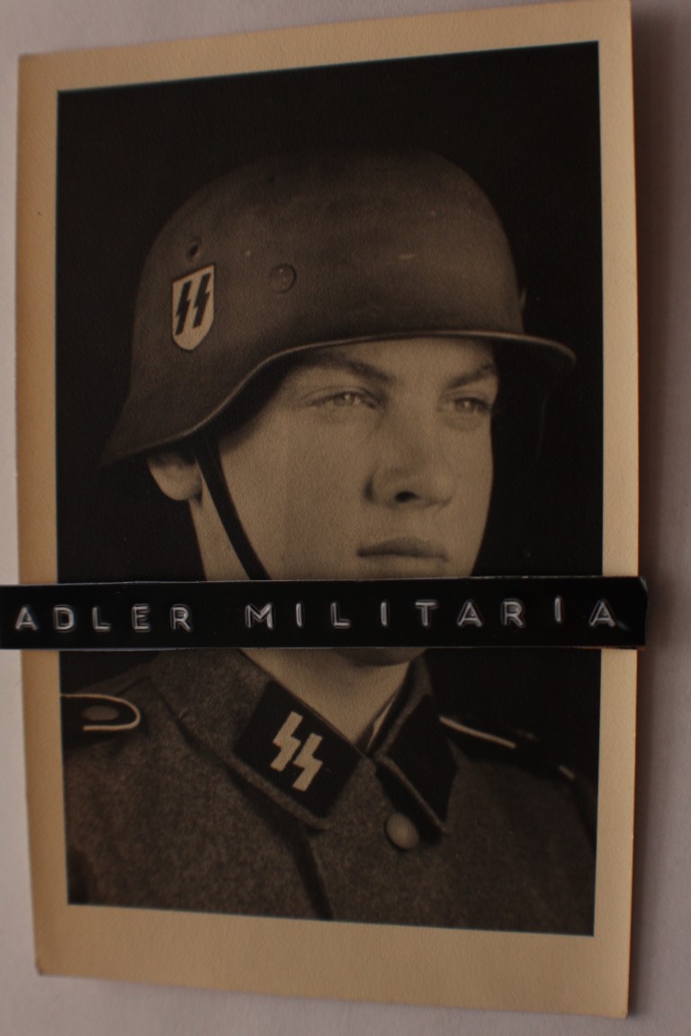 Amazing Waffen SS Helmet Portrait – LSSAH! KIA with Volksbund ...