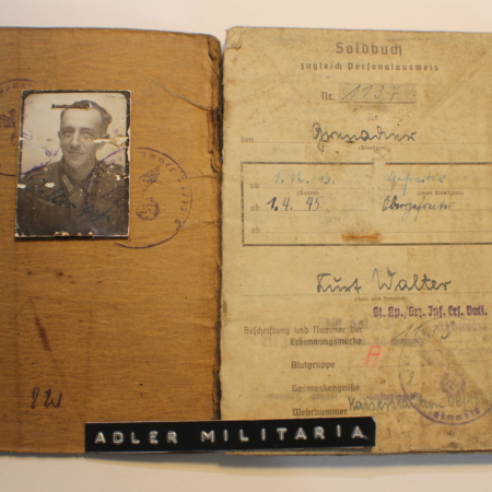 Soldbuch and Wehrpass! RSO Driver – Drivers Licence -Soldbuch Wallet ...