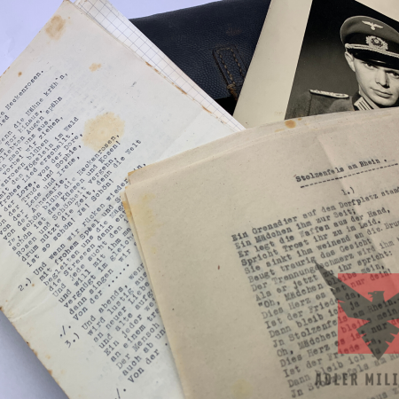 WW2 German Issue Map Case – With Contents – Gren Reg 406 – – Adler ...