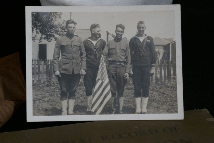 WWI US Army – 27th Infantry Grouping – PFC Andrew Mathews – HQ Co 105th ...