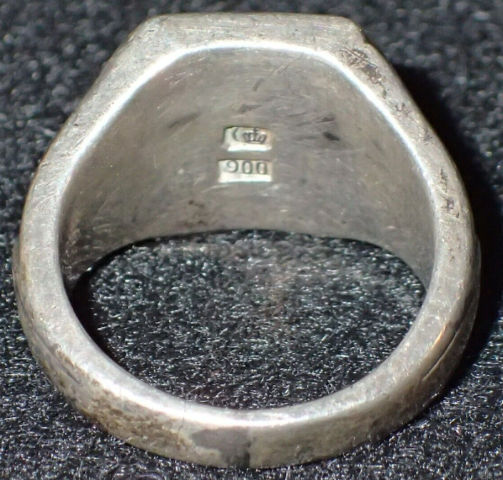 WW2 US Army – 78th Infantry Division – 900 Silver Signet Ring – Berlin ...
