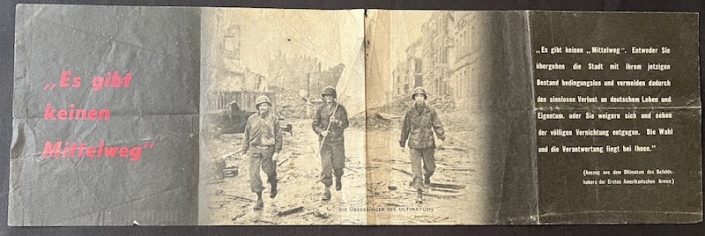 WWII American Propaganda – For German Soldiers – The Lessons of Aachen ...