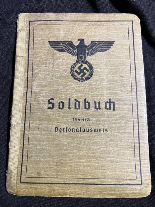 WWII German Wehrmacht Soldbuch – Major Walther Bätz – Beobachtungs ...