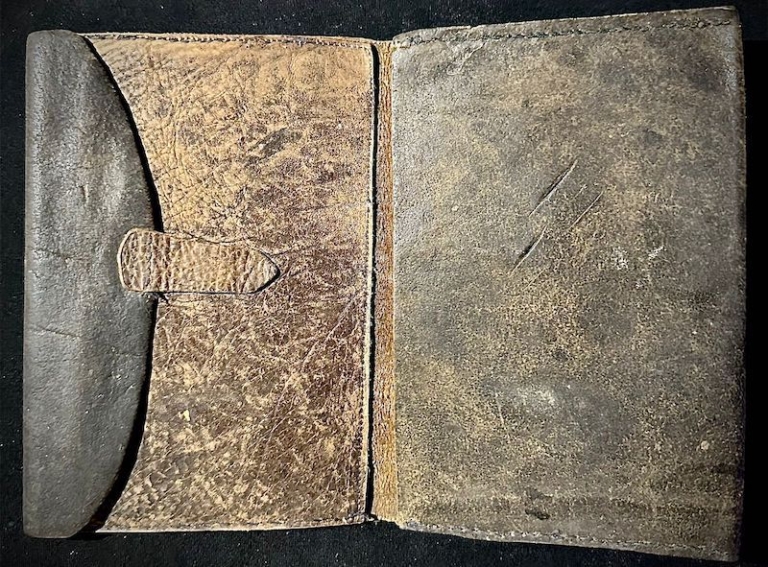 WWII German Soldiers Wallet – Pocket Litter – Soldbuch Pouch (Sold ...