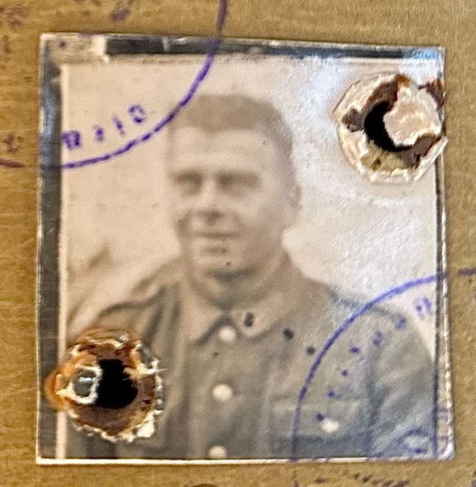 WWII German Army Soldbuch – Obgefr Franz Reitter – Festungs Infanterie ...