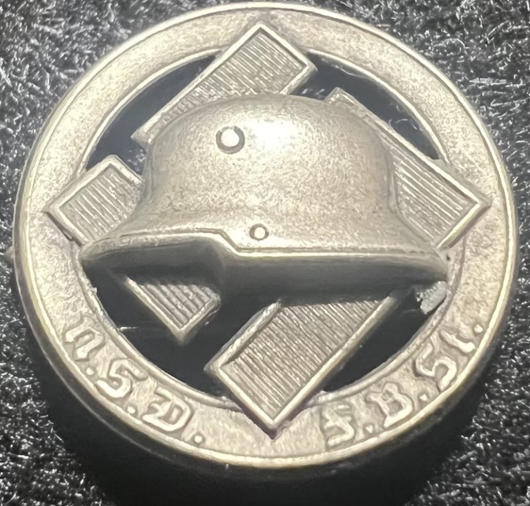 WWII German NSD S.B.St. Stahlhelm – Membership Pin – Original – Adler ...