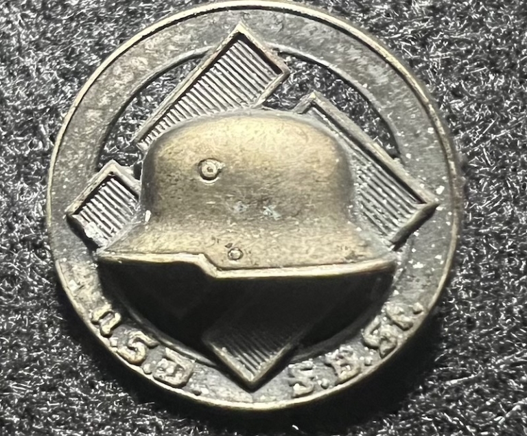WWII German NSD S.B.St. Stahlhelm – Membership Pin – Original – Adler ...