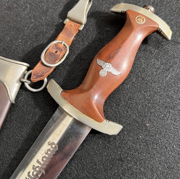 WWII Original SA Dagger Full Rohm Inscription and with Hanger - In ...