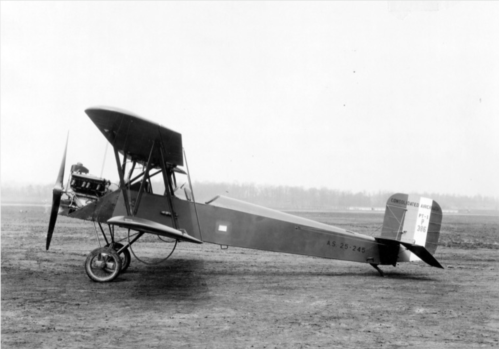 Inter-War USAAC – Army Air Corps – PT-1 Aircraft Fuselage Fabric Cut ...