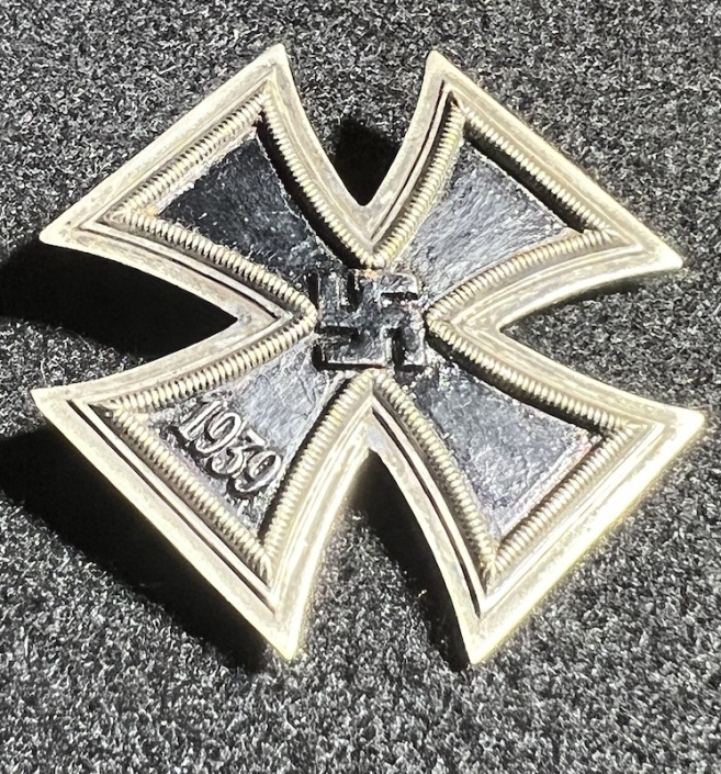 WWII German Iron Cross First Class Original Unmarked US GI Bring Back ...