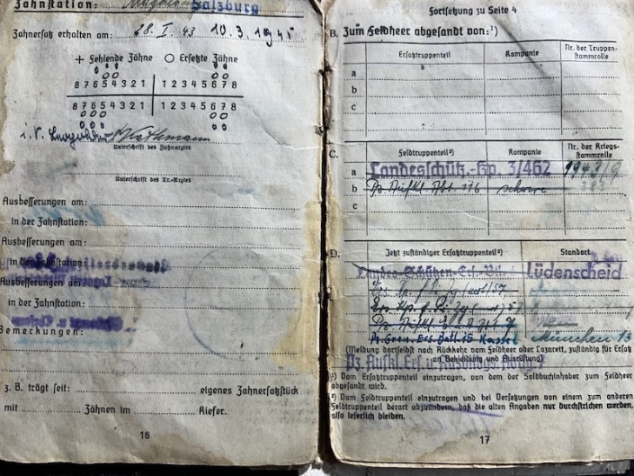 WWII German Three Brothers Grouping – Clemens, Kunibert and Anton Ertz ...