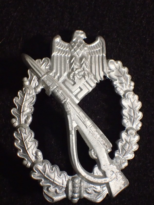 WWII German Wehrmacht / Waffen SS – Infantry Assault Badge – Silver ...