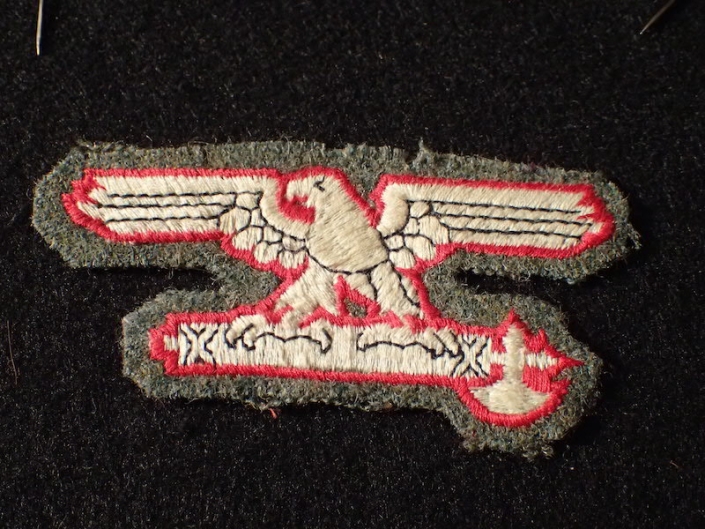 WWII Italian Waffen-SS Volunteer Sleeve Eagle – Tunic Removed – Adler ...