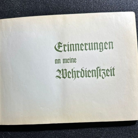 WWII German Army Photo Album – 1 Machine Gun Battalion 3 Büdingen Germany – Original Unused ...