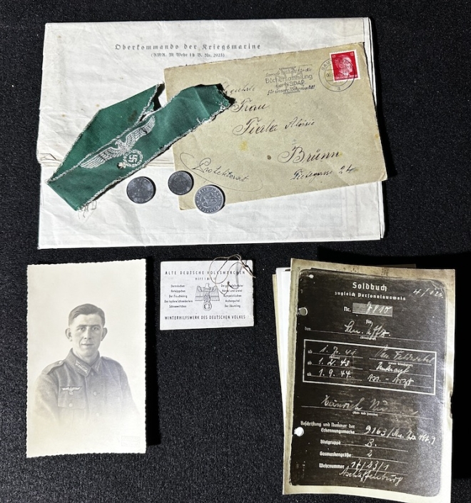 WWII German Lot Of Souvenirs – Bring Backs – OKH Map – Arm Band – Nazi ...