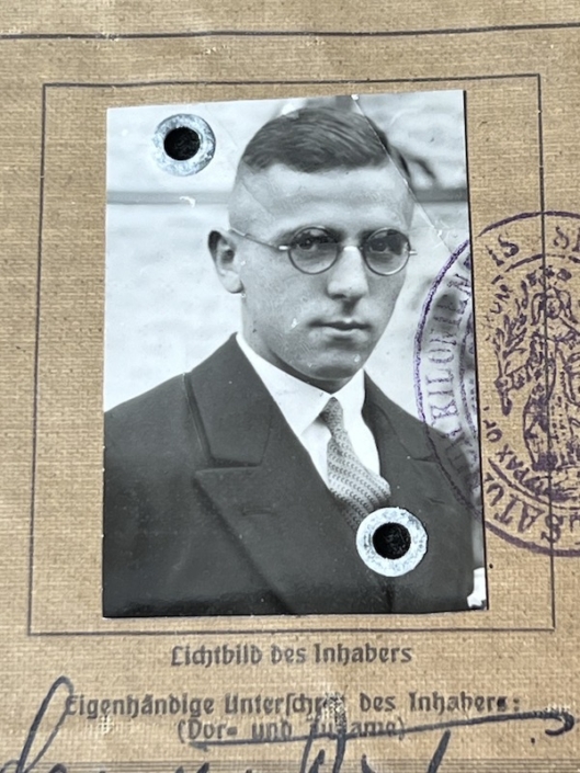 WWII German Identity Papers – University of Rostock – 1933 – Christian ...