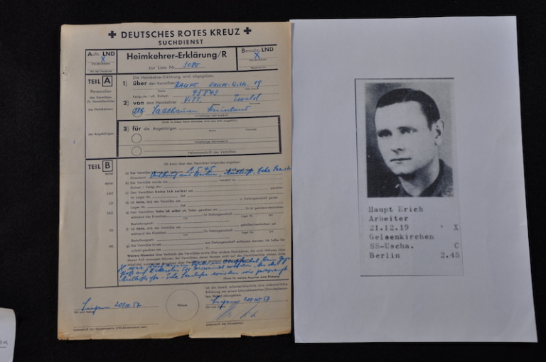 WWII German HIAG DRK Search Documents Waffen SS Nordland Battle of ...
