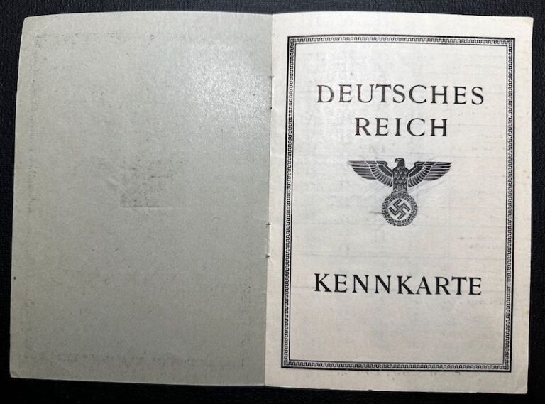 WWII German Kennkarte Last Model 1945 – Adler Militaria