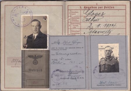WWII German Wehrmacht Wehrpass ID & Wehrmacht Führerschein ...